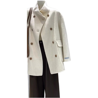 小众感百搭反季双面羊毛外套气质