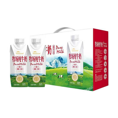 新疆天润兵团牧场纯牛奶4.0g蛋白