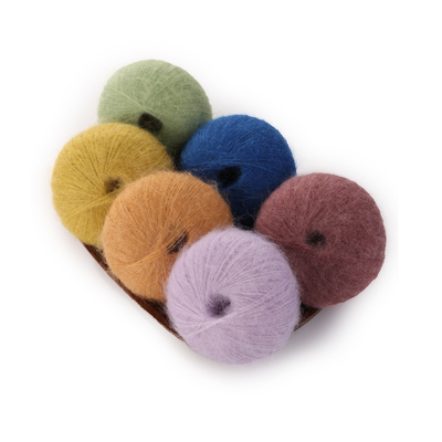 烟羽超幼马海毛diy手工编织毛线