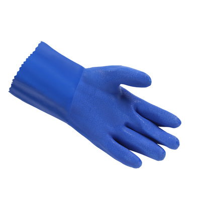 东亚防化手套耐酸碱男女成产车间耐油手套806耐腐蚀防水加厚工业