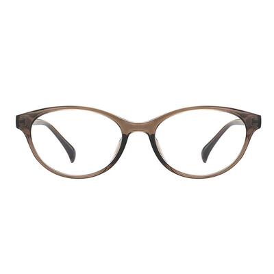 明月猫眼近视眼睛框女茶色小框配度数成品素颜黑框超轻A81042