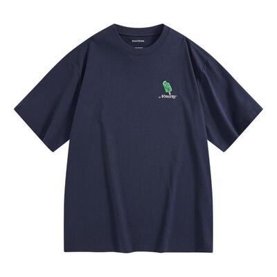 太平鸟男装T恤宽松阔版凉感 B2CNE2522