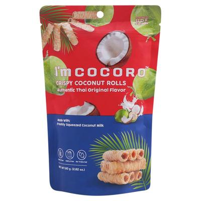 椰子卷咸香爽辣荔枝味蛋卷