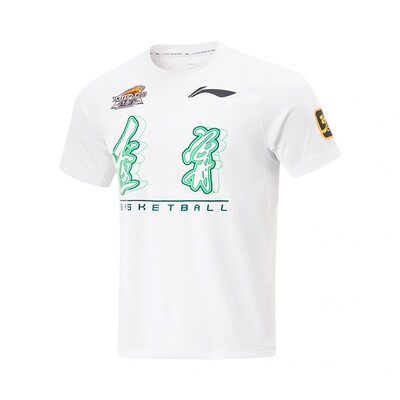 李宁CBA休闲舒适新款透气短袖