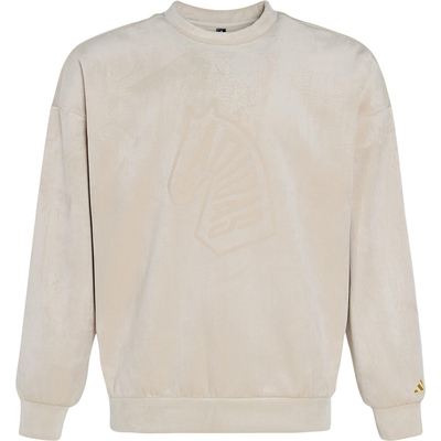 Adidas/阿迪达斯正品2025冬季款男士日常圆领耐穿宽松卫衣KE4068