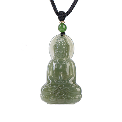 若慕男女和田玉小众设计吊坠