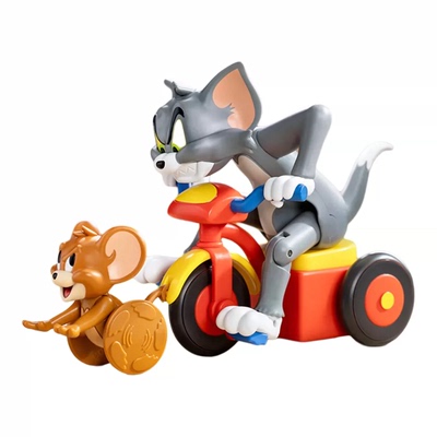 正版倒霉的TOM猫和老鼠可动盲盒