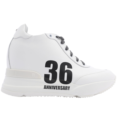 RUCOLINE舒适厚底内增高数字跑鞋