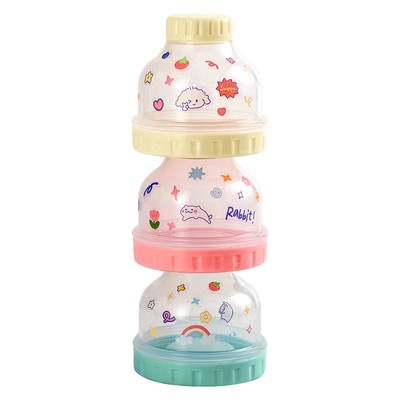 婴儿便携式大容量奶粉分装盒