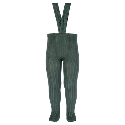 西班牙condor婴幼儿男女宝宝背带连裤袜举重袜春秋坑条打底袜