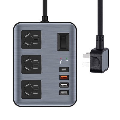 延长接线板多USB快充大功率防雷