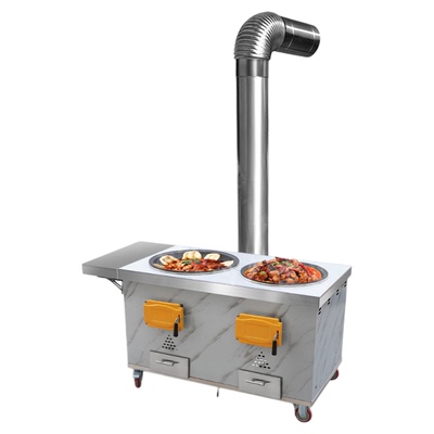 新款岩板双锅灶送货上门