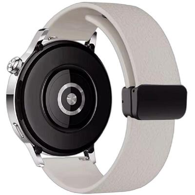 适用红米手表6/5表带4荔枝纹磁吸