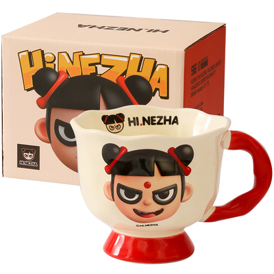 哪吒水杯情侣牛奶咖啡杯生日礼物