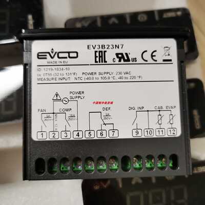 议价意大利EVCO美控温控器EV3B23N7 EVK401N7 EV3X21N7 EVK412P7