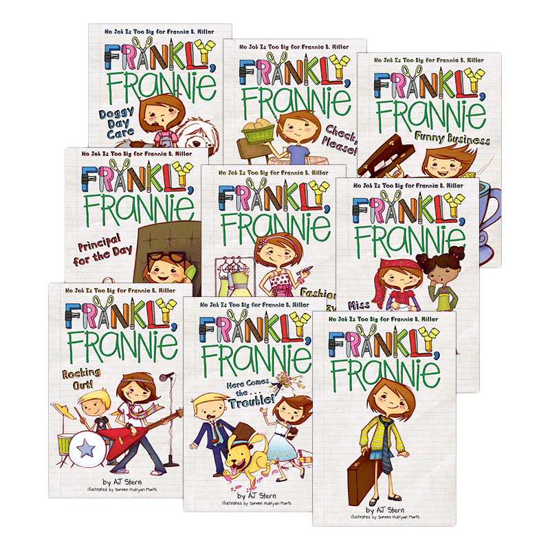 英文原版 Frankly  Frannie 坦率点，弗兰妮系列9册 儿童读物 章节桥梁书 英文版 进口英语原版书籍