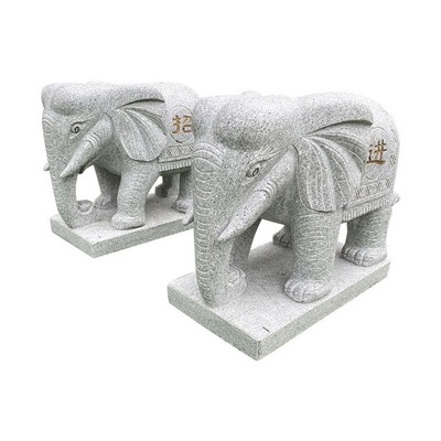 石雕大象石象石头招财镇宅风大象