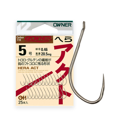 OWNER欧纳无倒刺日本尖锐钓鱼钩