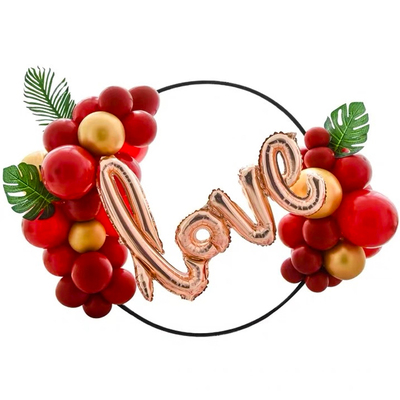 气球地飘立柱支架圆环空中圈圈