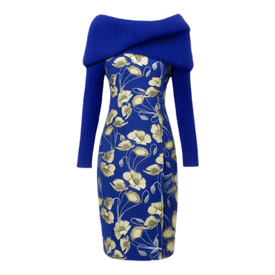 LaborofLove重工皇家蓝连衣裙