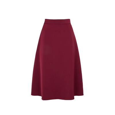 法式复古垂感高腰显瘦半身裙