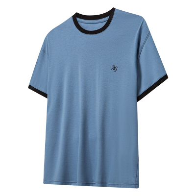 AFTERGLOW意大利lafer液氨棉复古撞色短袖 夏季休闲健身显身材TEE