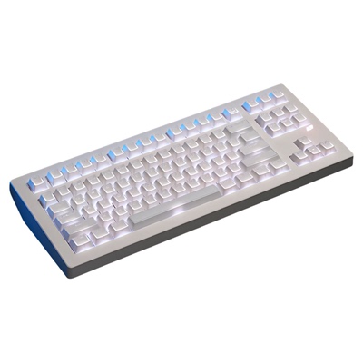 佐赫CG870白月光蜘蛛网机械键盘