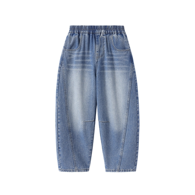 儿童弯刀裤大童百搭休闲裤