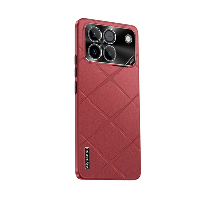 适用华为荣耀win手机壳格纹全包