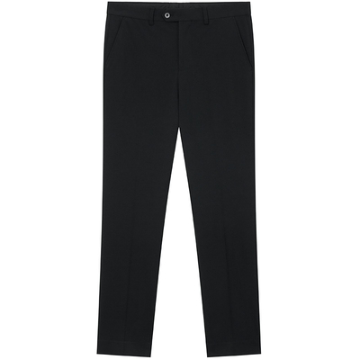 JDV商场同款黑色通勤直筒西裤