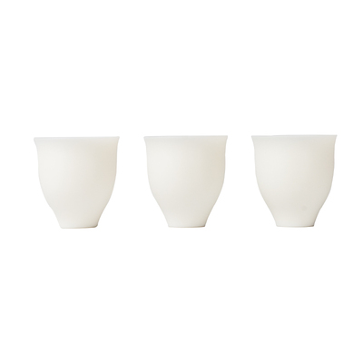 简约羊脂玉白瓷茶杯陶瓷薄胎聚香家用待客2025新款高端礼盒套装