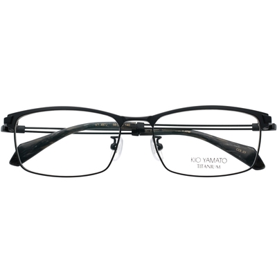 日本手工男士斯文方框纯钛眼镜架