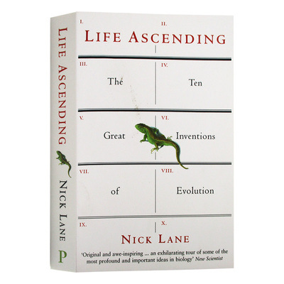 生命的跃升 Life Ascending Nick Lane 演化史上的十大发明 尼克莱恩著 英文原版科学与自然科普读物 进口英语书籍
