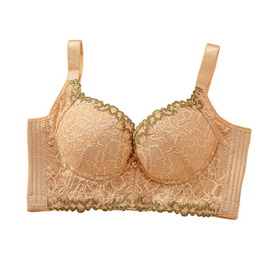 五排扣收副乳调整型塑形聚拢内衣