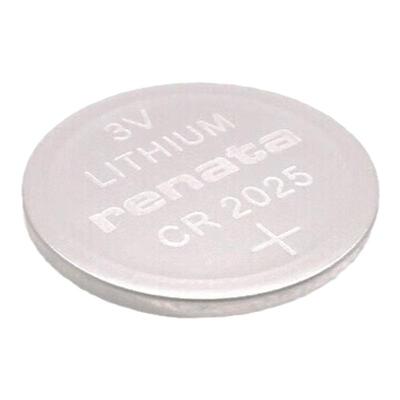 RenataCR2025纽扣电池3V瑞士瑞纳达适用于奔驰c200l福特新蒙迪欧高尔夫7新马自达昂克赛拉阿特兹汽车钥匙电池