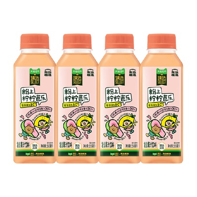 猫超臻选粉柠芭乐复合果汁4瓶