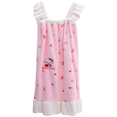 HelloKitty可穿可裹速干浴裙