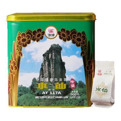 中茶海堤 AT117A水仙 乌龙茶岩茶 500g/50泡 精装中足火水仙茶