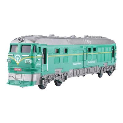 大号喷雾绿皮火车儿童玩具男孩汽车复古老式蒸汽绿色仿真火车模型