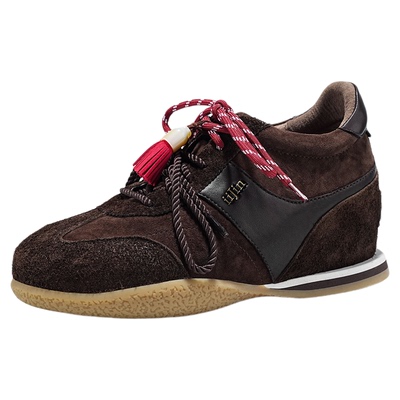 艾今7.5cm增高美拉德风德训鞋