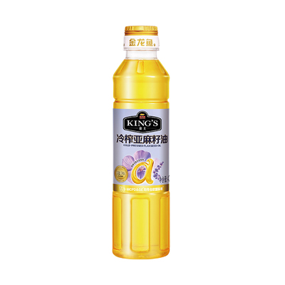金龙鱼KING'S冷榨亚麻籽油400ML