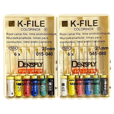 牙科K锉 登士柏 k型根管锉K锉不锈钢手动锉扩大针手挫 DENSPLY