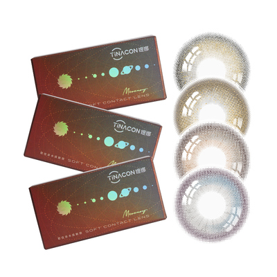 泰式混血大金块美瞳半年抛COS大直径琥珀棕色隐形眼镜正品官网TN