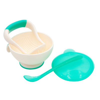 Nuby努比便携辅食研磨碗勺组合