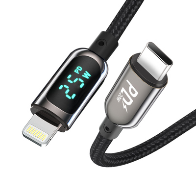 通用苹果手机快充数据线智能数显