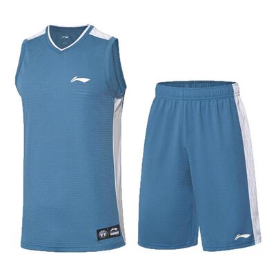 李宁正品运动套装男士新款篮球系列上衣裤子专业比赛AATP067