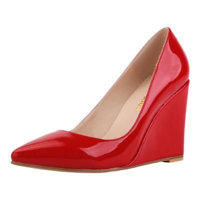 40-41-42坡跟百搭风大码女鞋