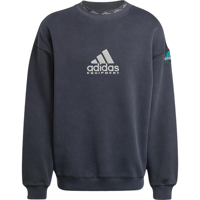 Adidas/阿迪达斯正品2025秋季男士宽松针织圆领卫衣JV7646