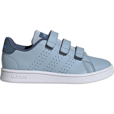 Adidas/阿迪达斯正品ADVANTAGE小童魔术贴经典透气运动鞋ID5292