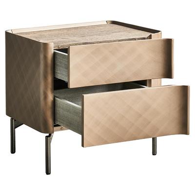 LLYARSS利亚斯拉丝烤漆床头柜